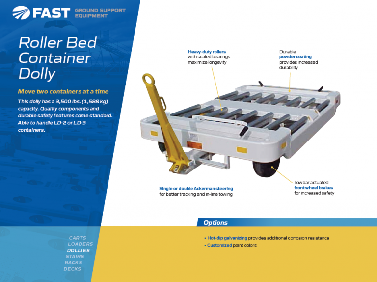 Roller Bed Container Dolly - Core Inc.